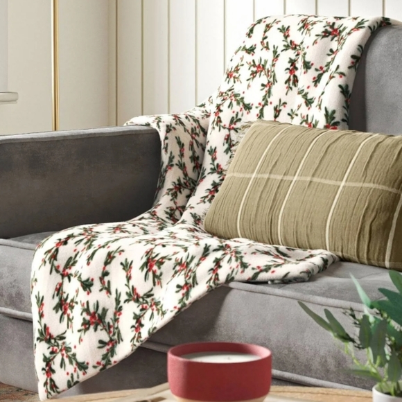 Threshold | Bedding | Threshold Holly Plush With Faux Shearling Reverse ...